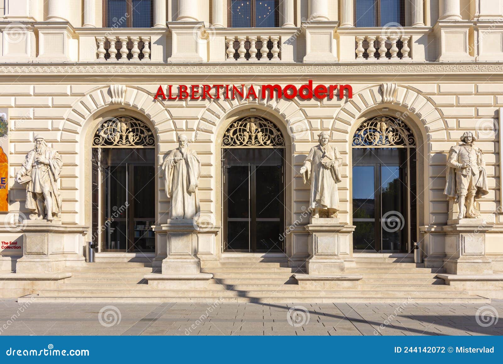 Vienna, Austria - October 2021: Albertina Modern Museum in Vienna ...