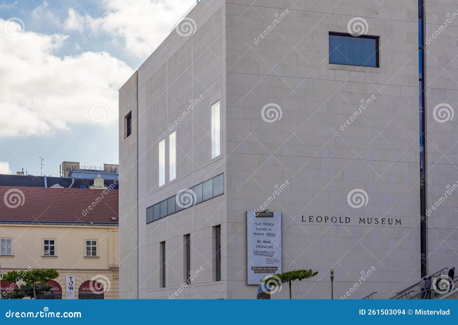 Vienna, Austria - October 2021: Leopold Museum in Museum Quarter ...