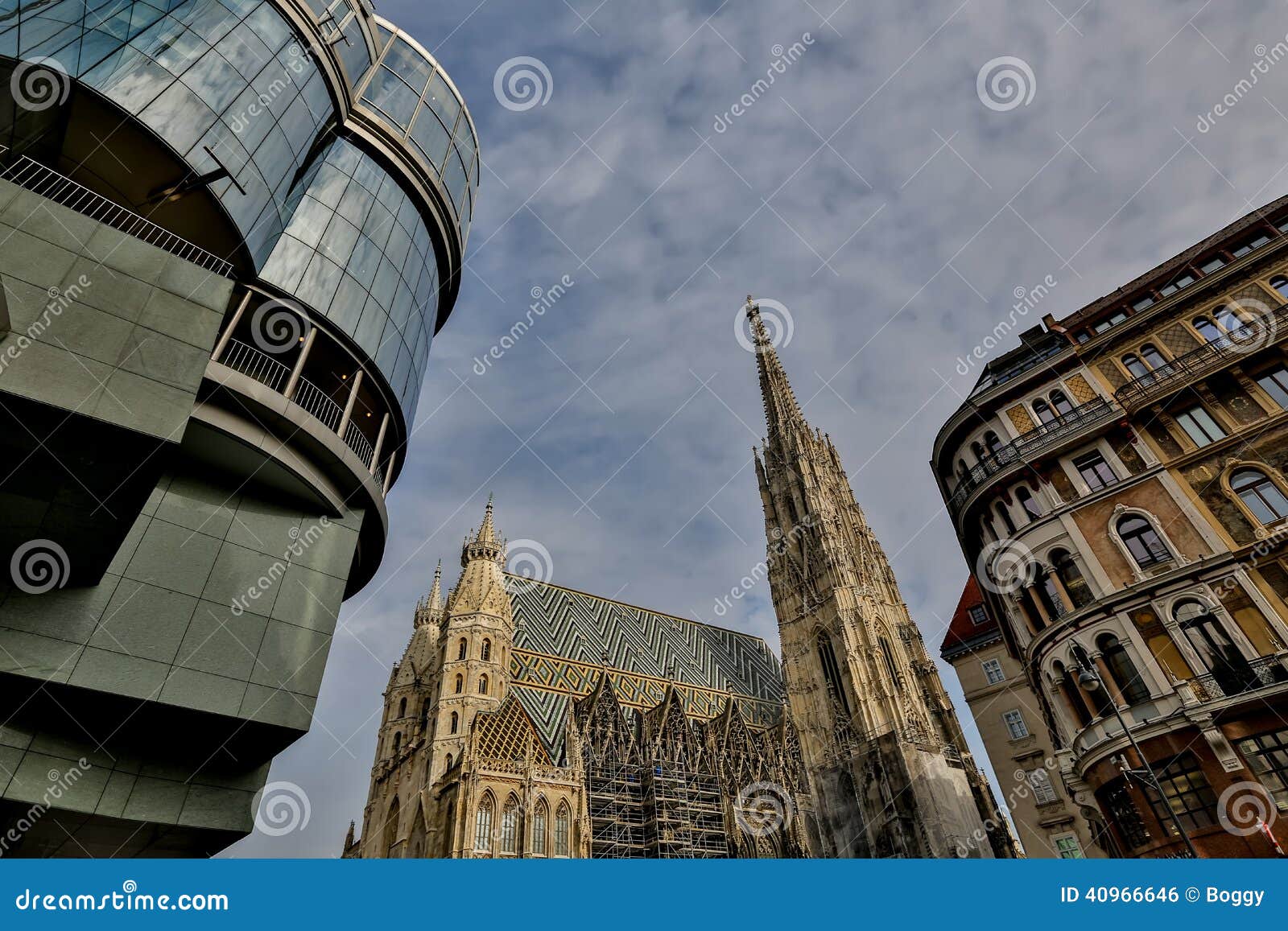 Vienna, Austria stock photo. Image of haas, architectural - 40966646