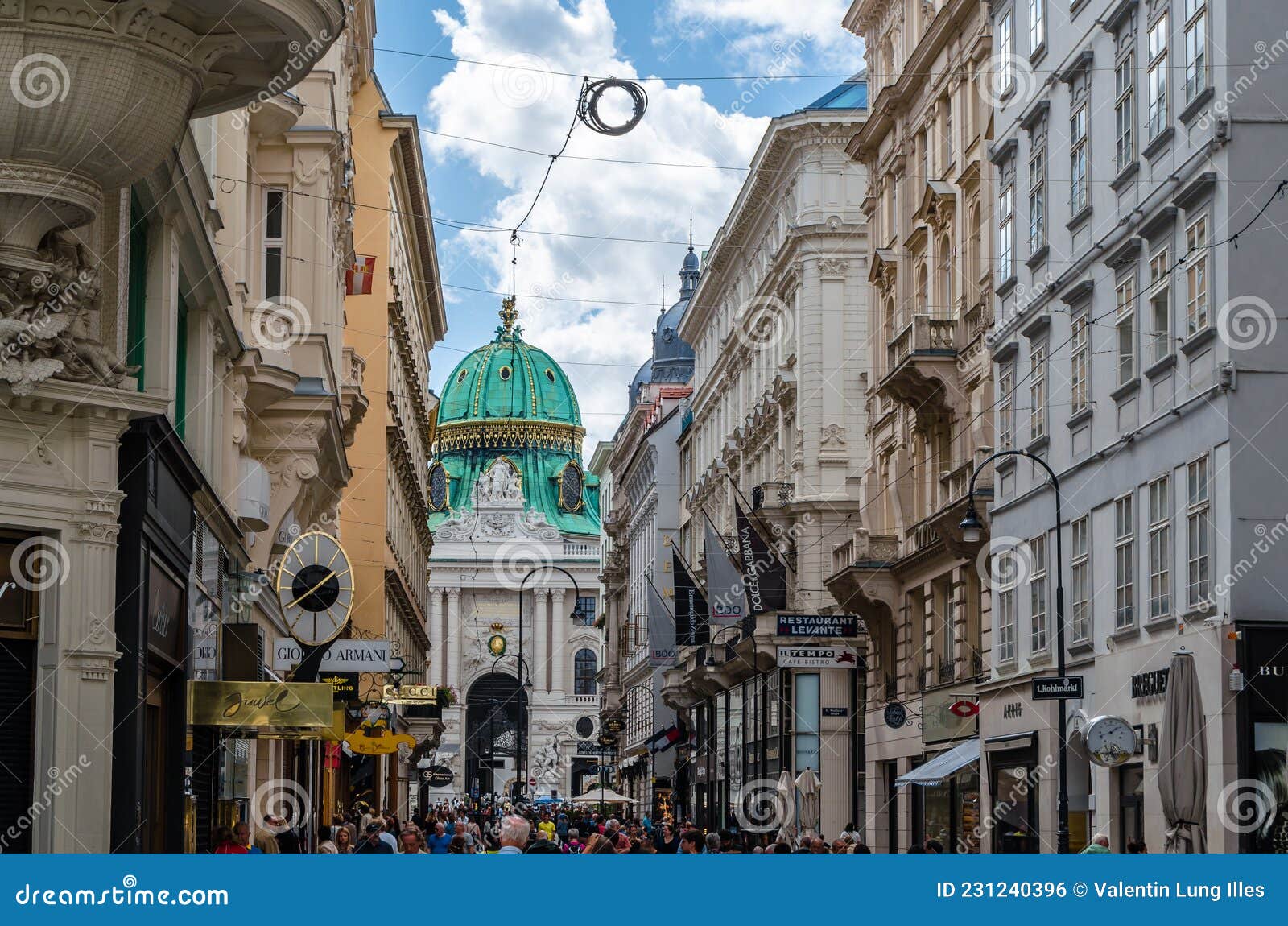 Classical Architecture and Urban Scene in Vienna, Austria Editorial ...