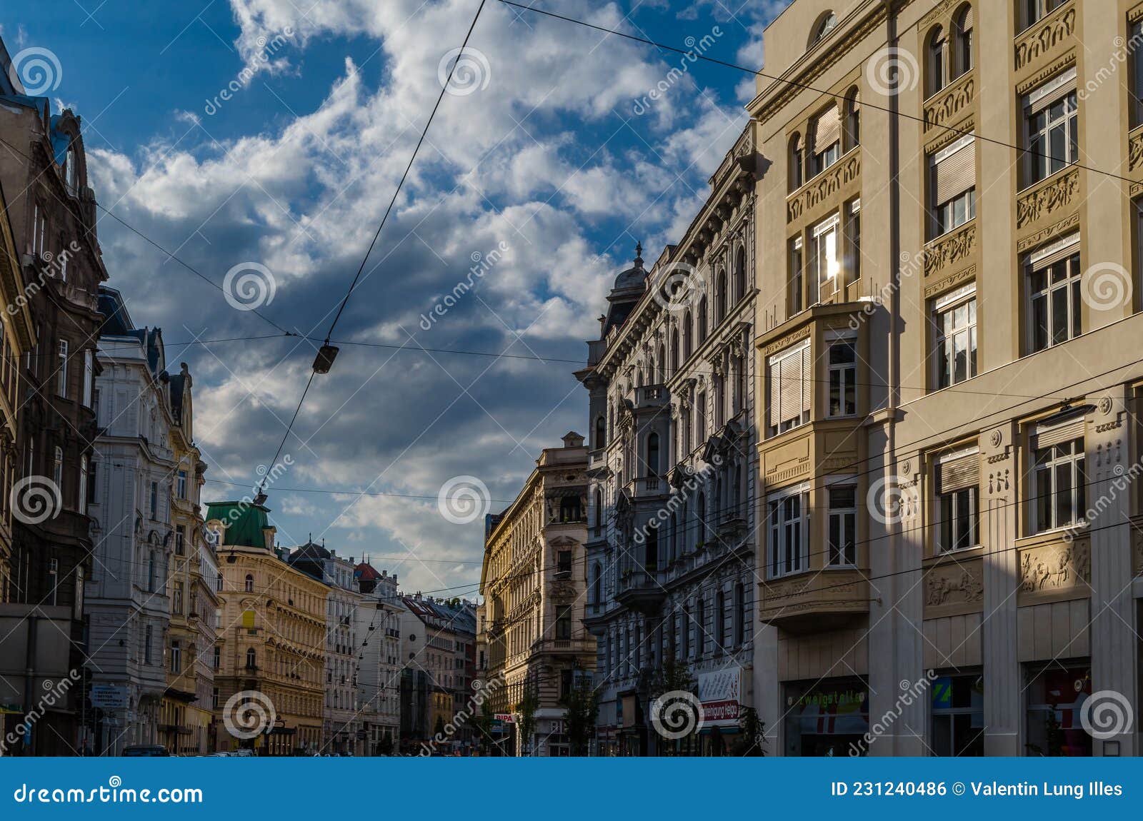 Classical Architecture and Urban Scene in Vienna, Austria Editorial ...