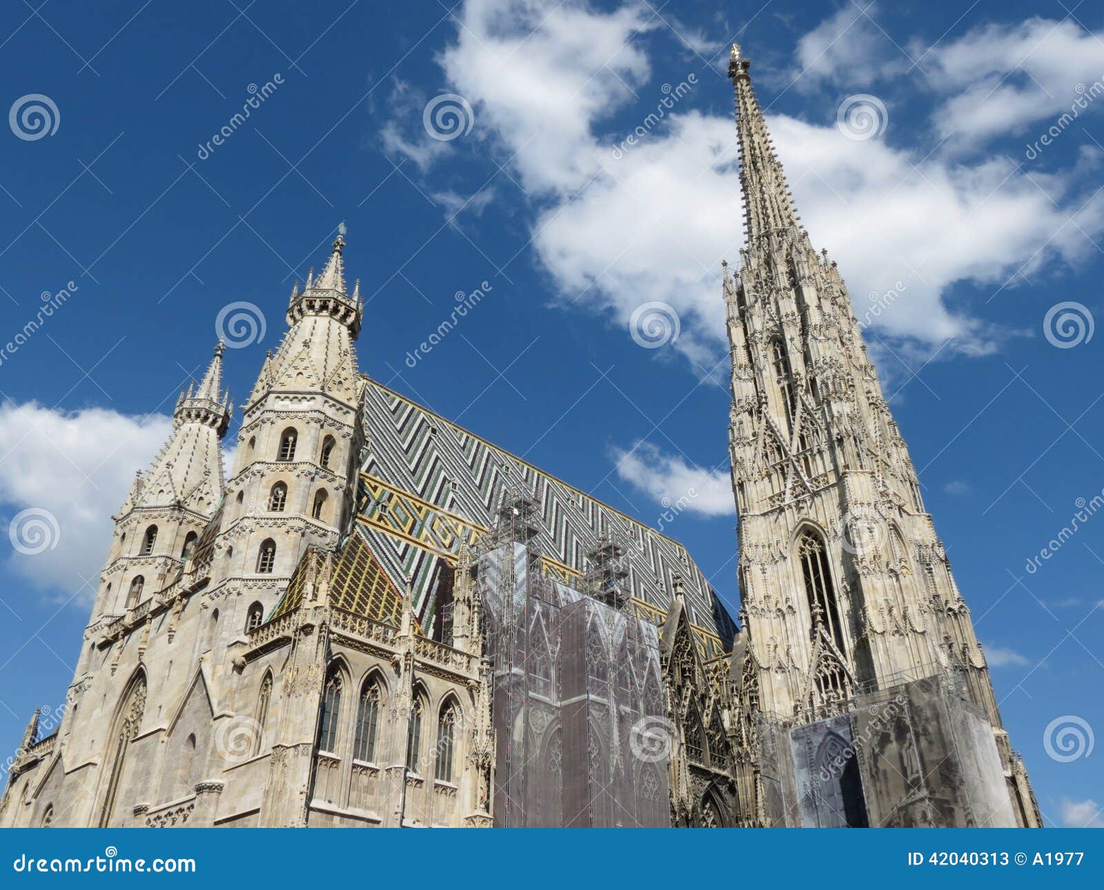Vienna Cathedral stock image. Image of stone, landmark - 42040313