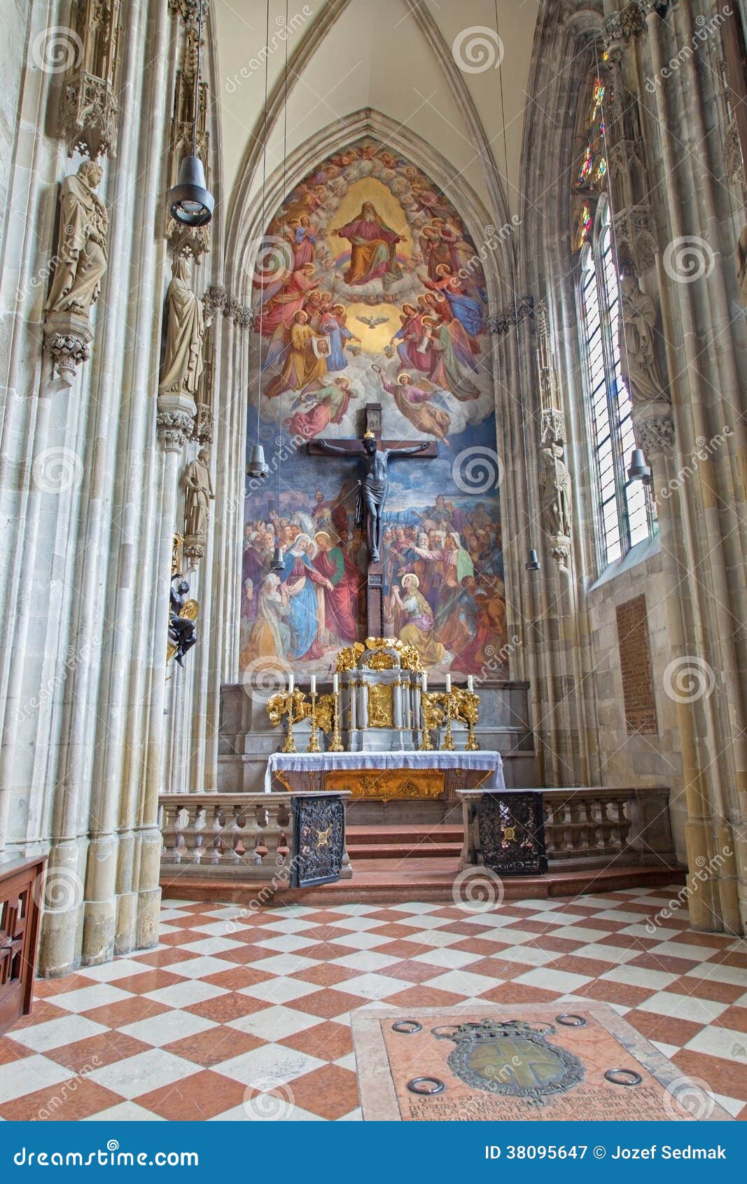 Vienna - Chapel Of The Cross In St. Stephens Cathedral. Royalty Free ...