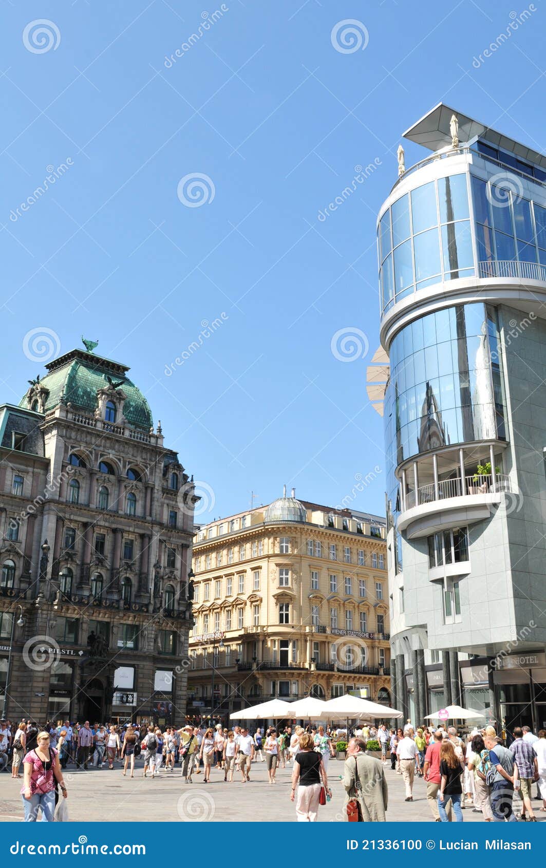Vienna. City center editorial image. Image of european - 21336100