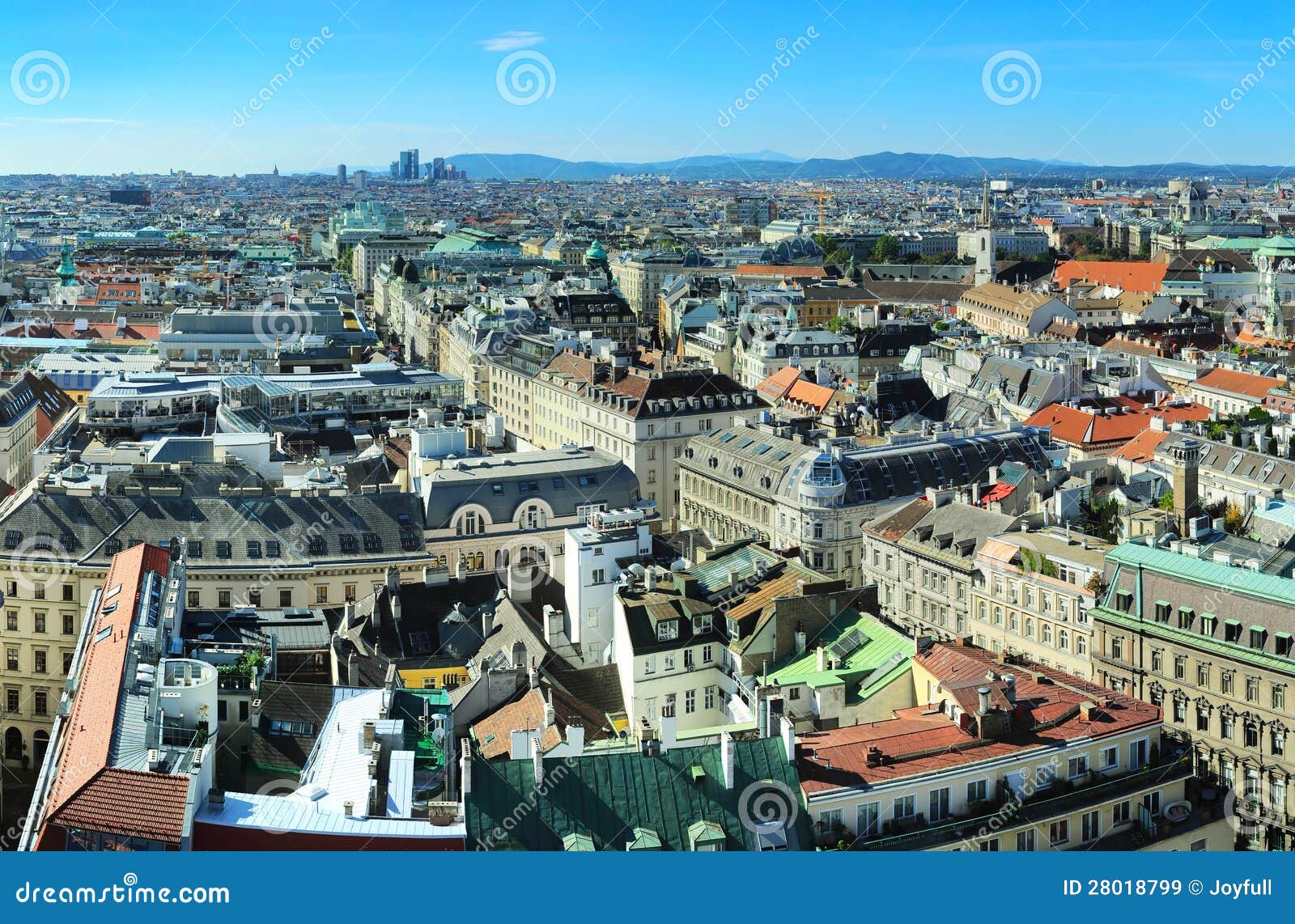 Vienna cityscape stock image. Image of center, cityscape - 28018799