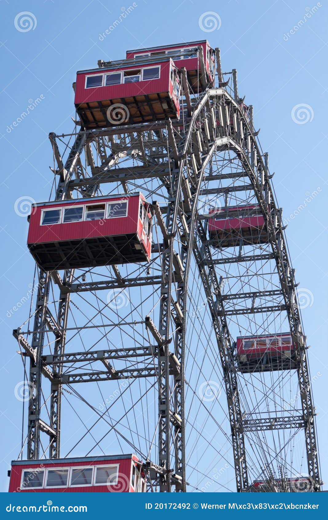 Vienna Giant Ferris Wheel; Austria Stock Photo - Image of outdoor ...