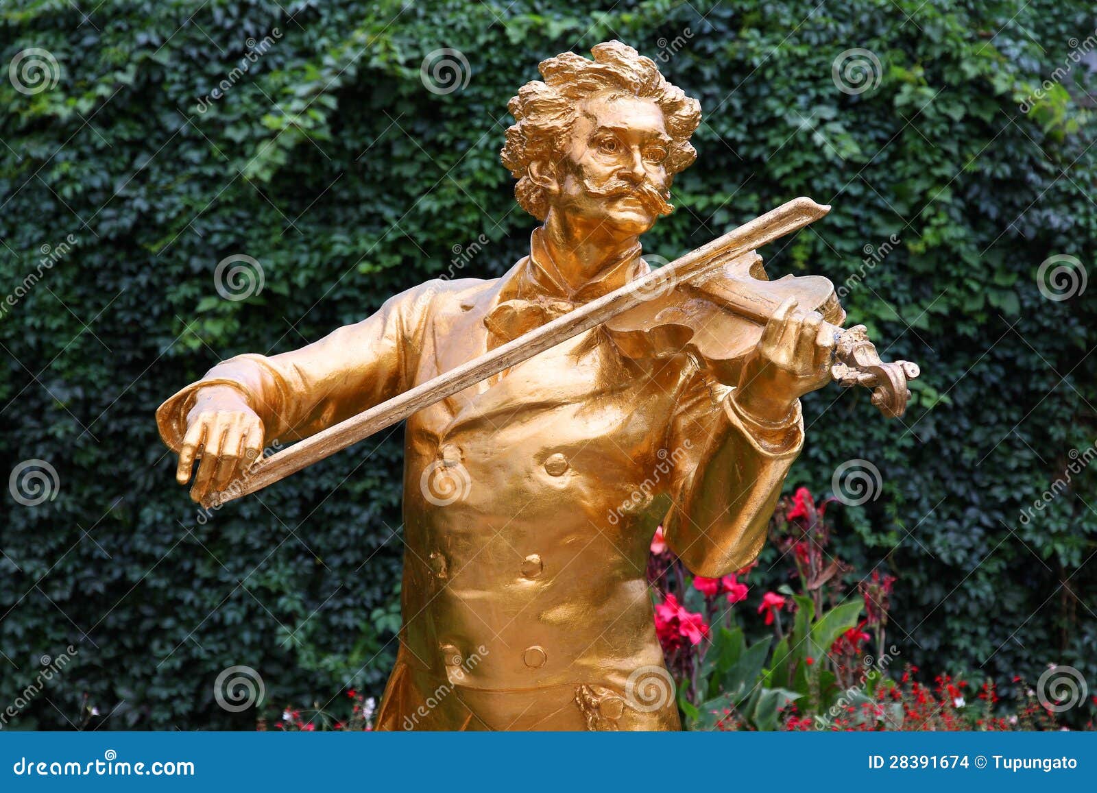 Vienna - Johann Strauss stock photo. Image of strauss - 28391674