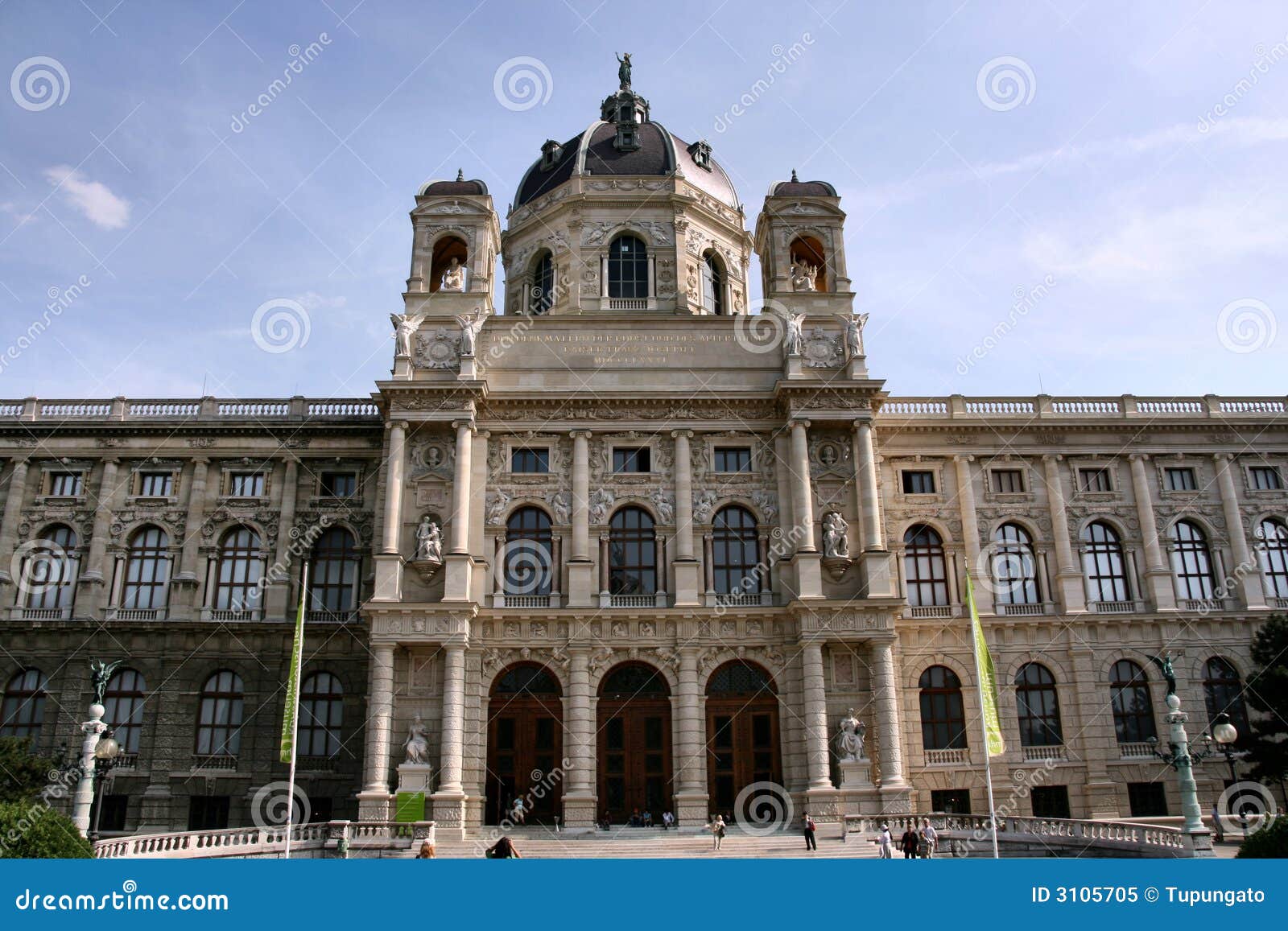 Vienna landmark museum stock image. Image of edifice, architecture ...