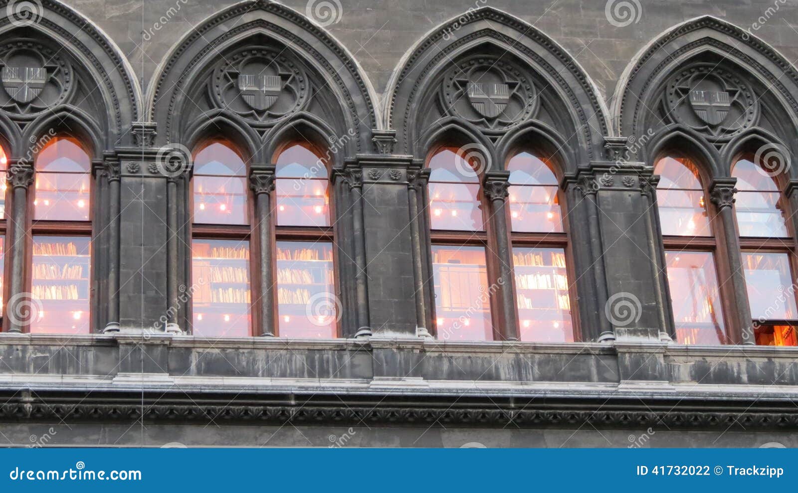 Vienna library windows stock photo. Image of light, arch - 41732022