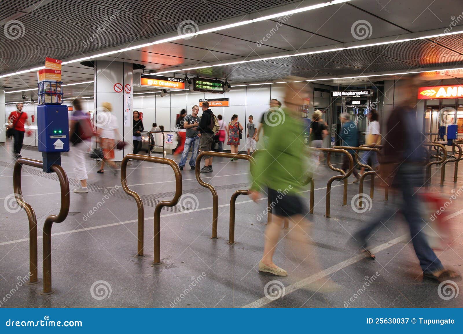 Vienna metro editorial photography. Image of underground - 25630037