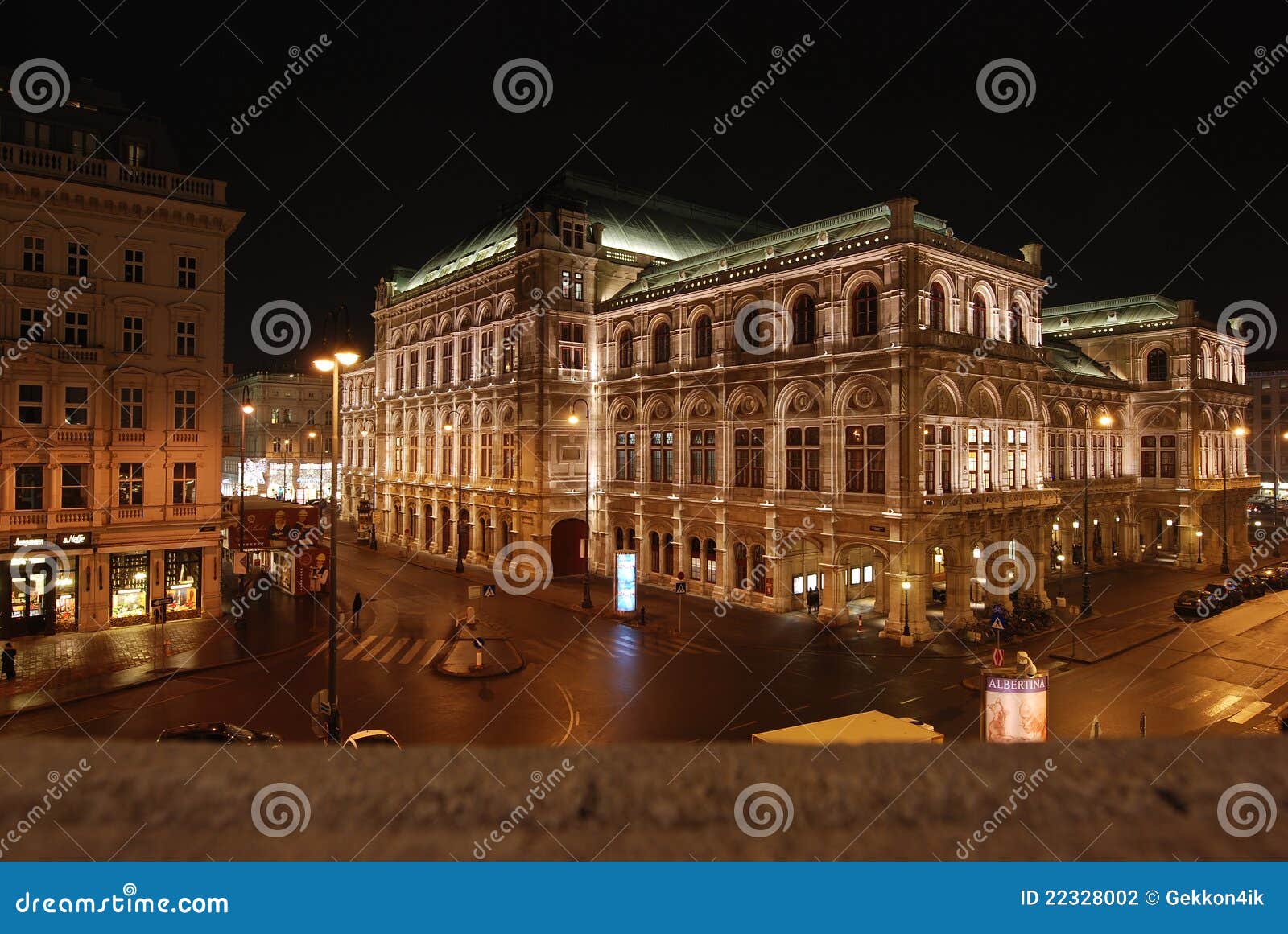 Vienna_night editorial photography. Image of architecture - 22328002