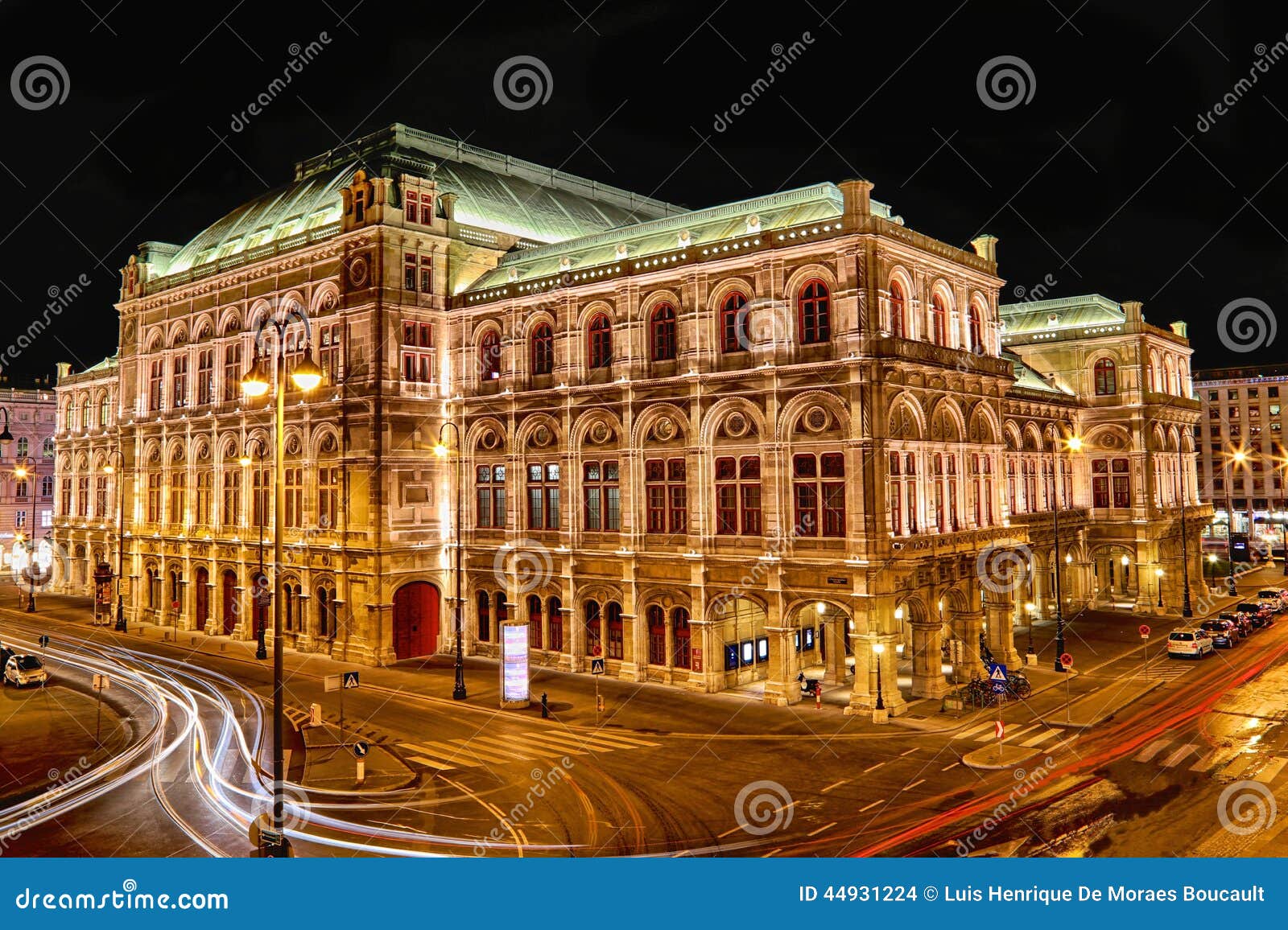 Vienna Opera stock photo. Image of danubio, baroque, sunset - 44931224