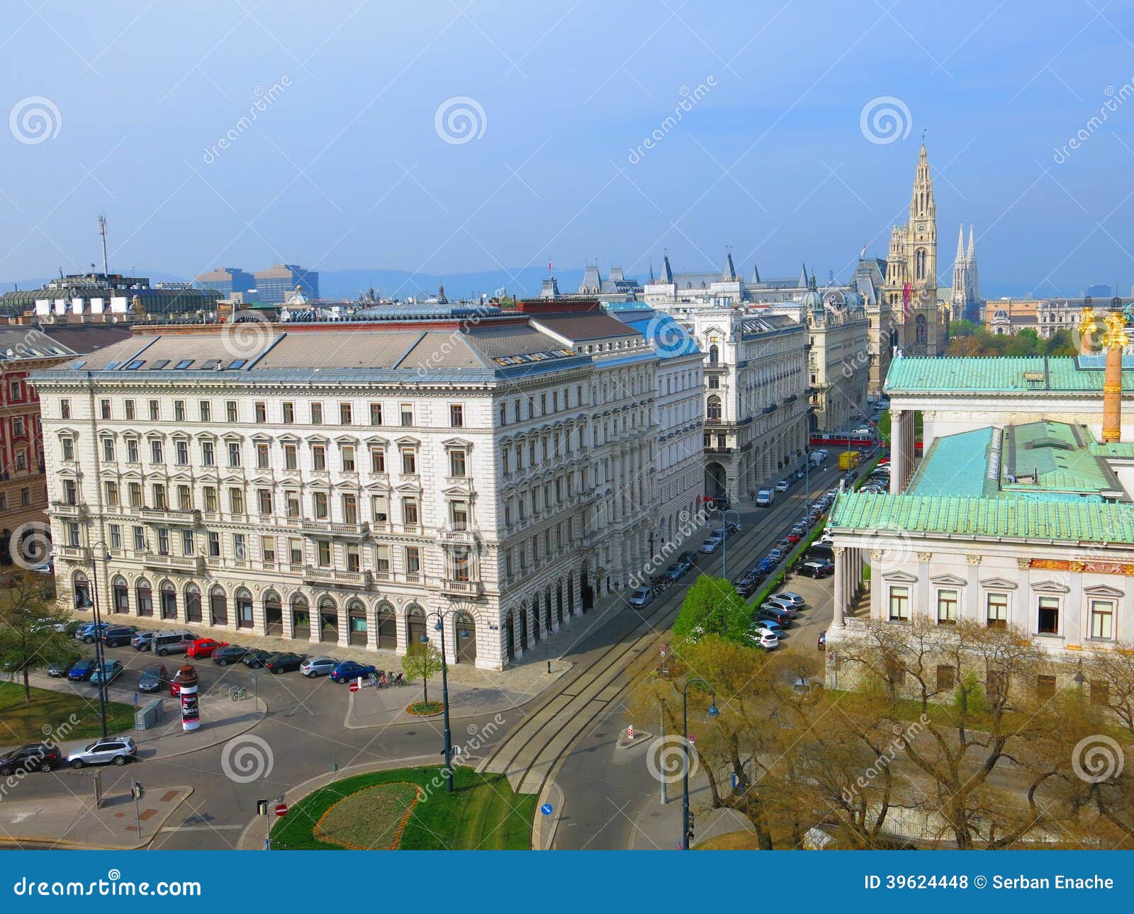 Vienna overview editorial stock photo. Image of sight - 39624448