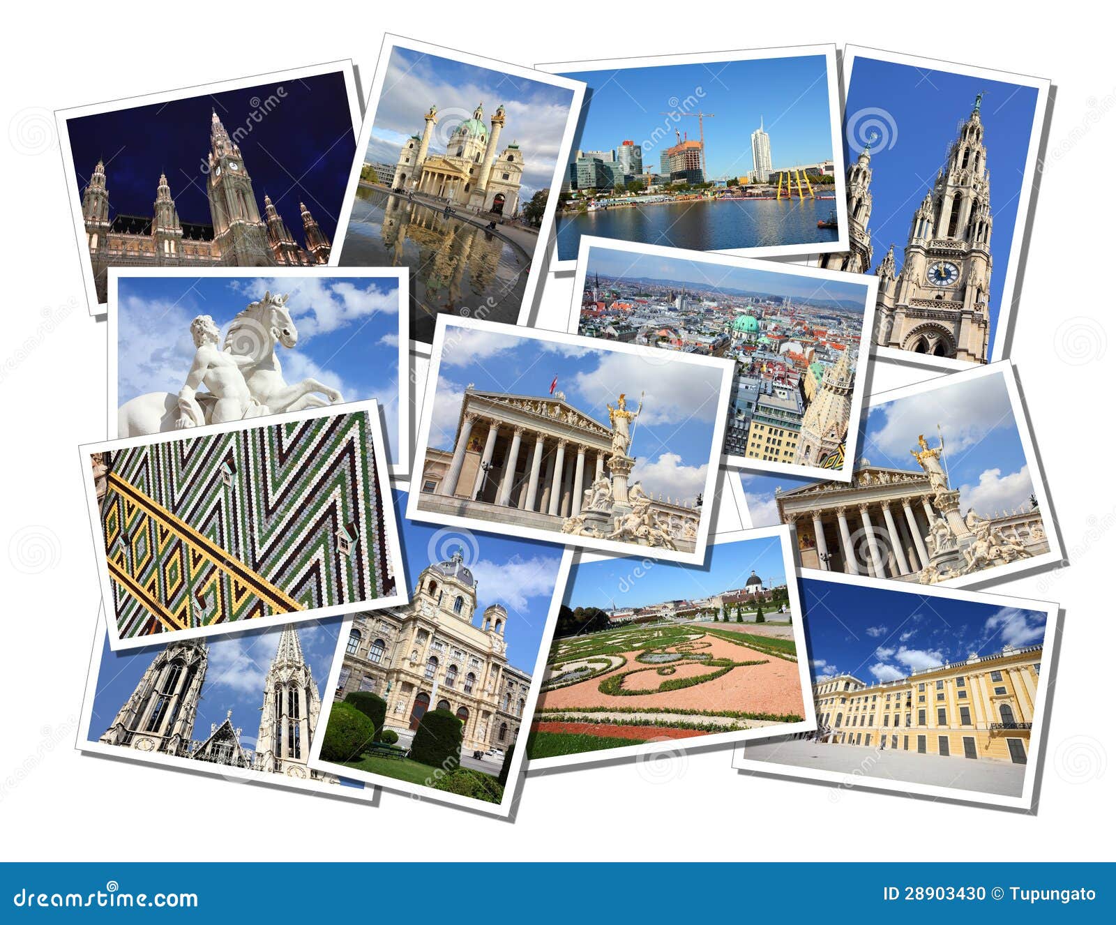 Vienna postcards stock photo. Image of europe, postcards - 28903430