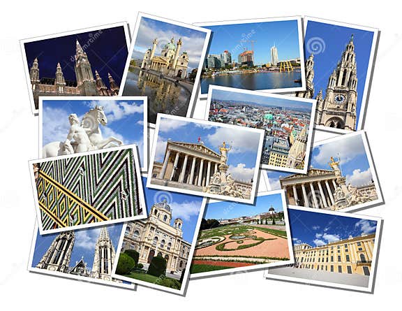 Vienna postcards stock photo. Image of europe, postcards - 28903430