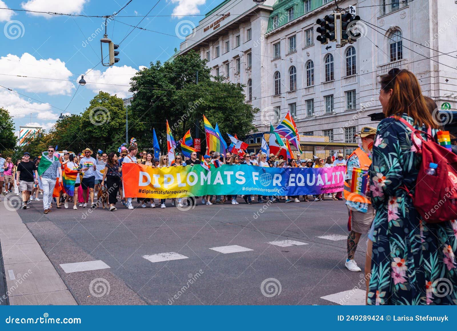 Vienna Pride and Rainbow Parade 2022 Editorial Stock Image - Image of ...