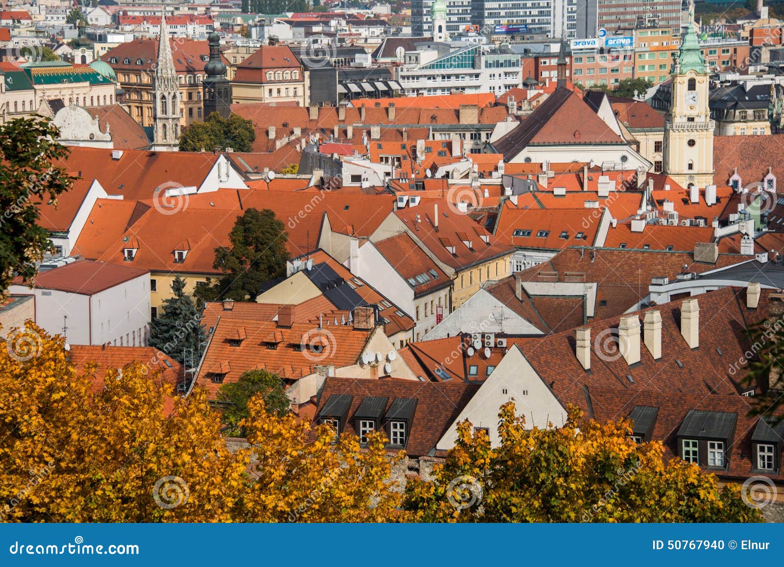 Vienna rooftops stock photo. Image of rooftop, europe - 50767940