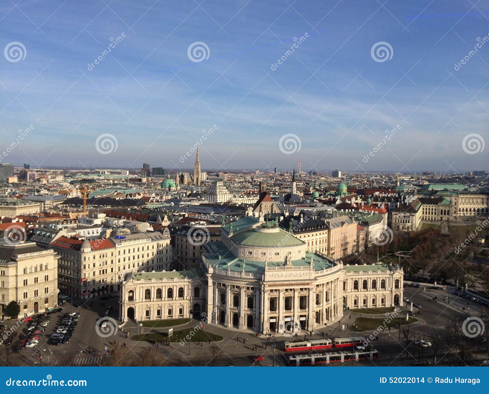 Vienna rooftops stock photo. Image of spring, rooftops - 52022014