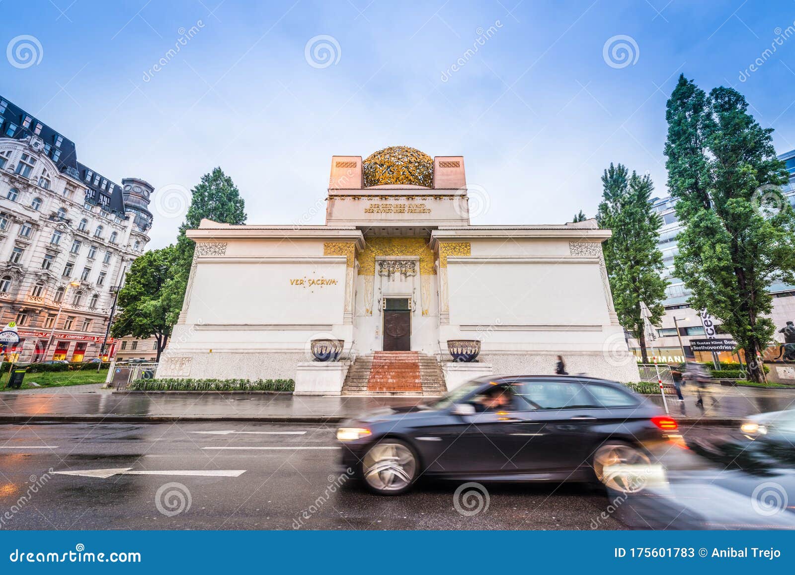 The Vienna Secession Building in Vienna, Austria Editorial Stock Photo ...
