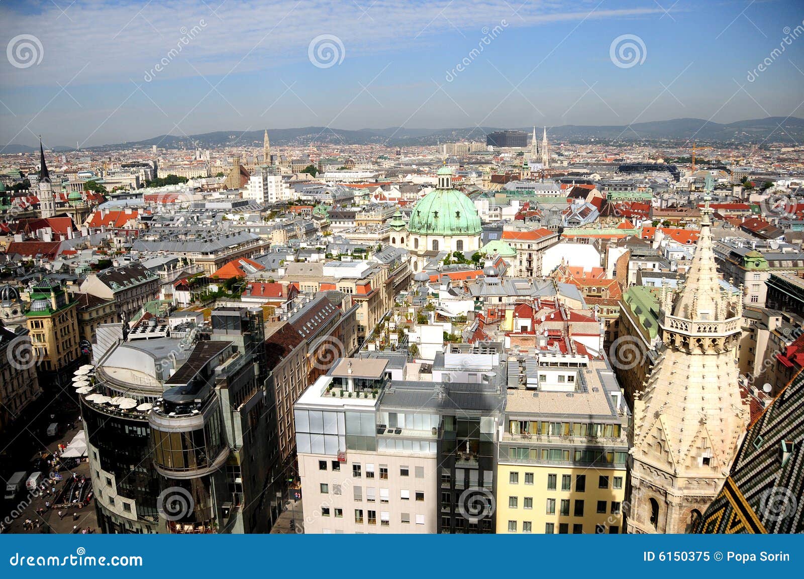 Vienna Skyline stock image. Image of europe, granite, austrian - 6150375