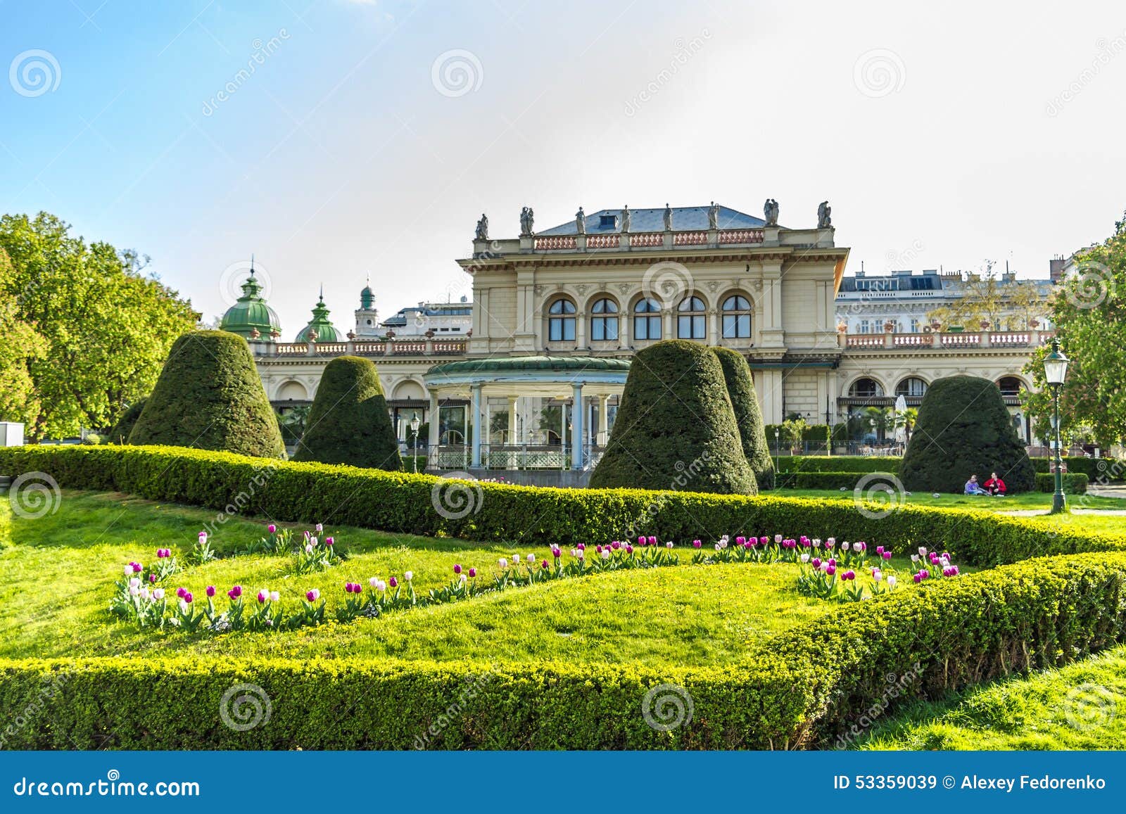 Vienna in the Spring Sunny Day, Austria Stock Image - Image of people ...