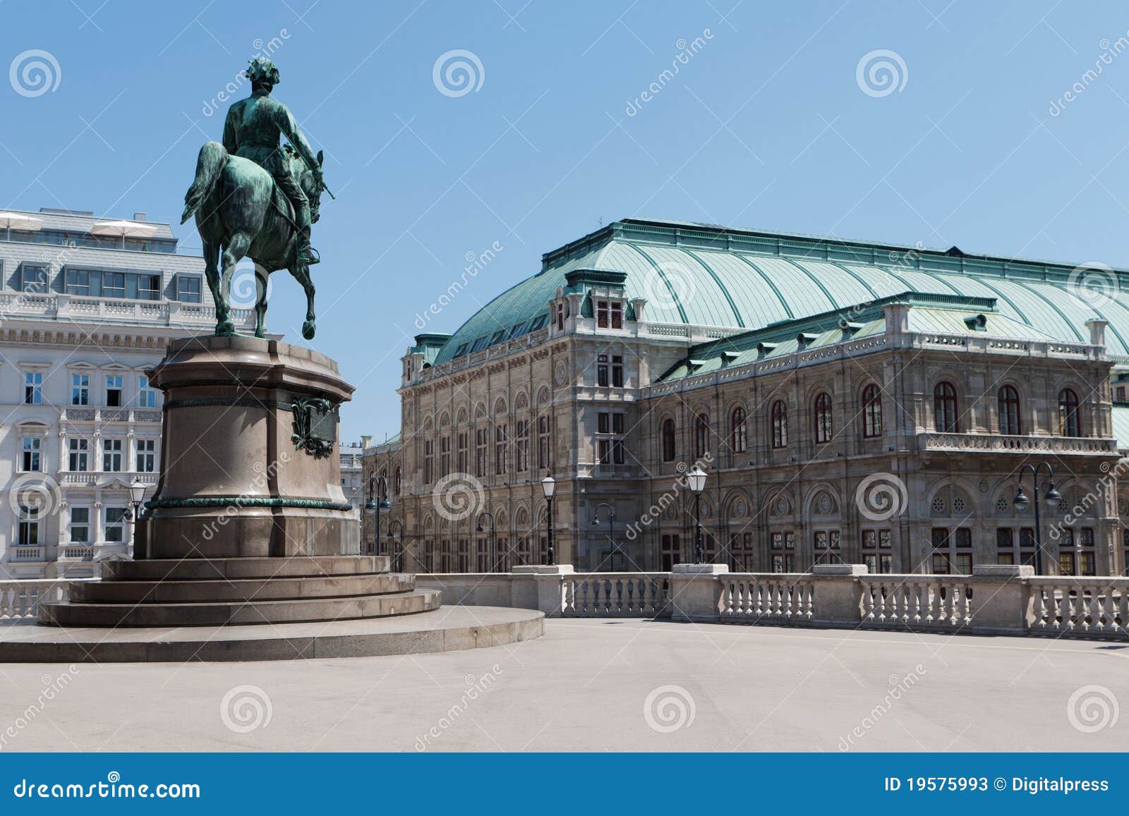 Vienna State Opera stock image. Image of place, state - 19575993