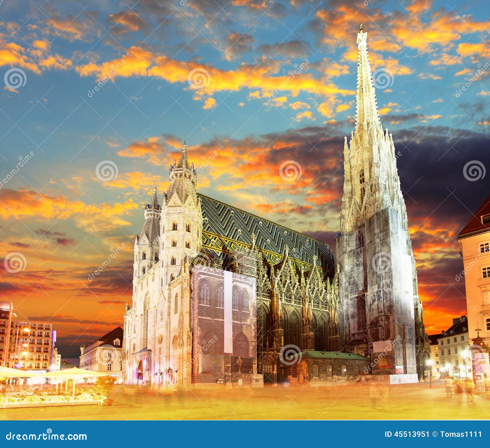 Vienna Stephansdom, Austria Stock Image - Image of outdoors, church ...