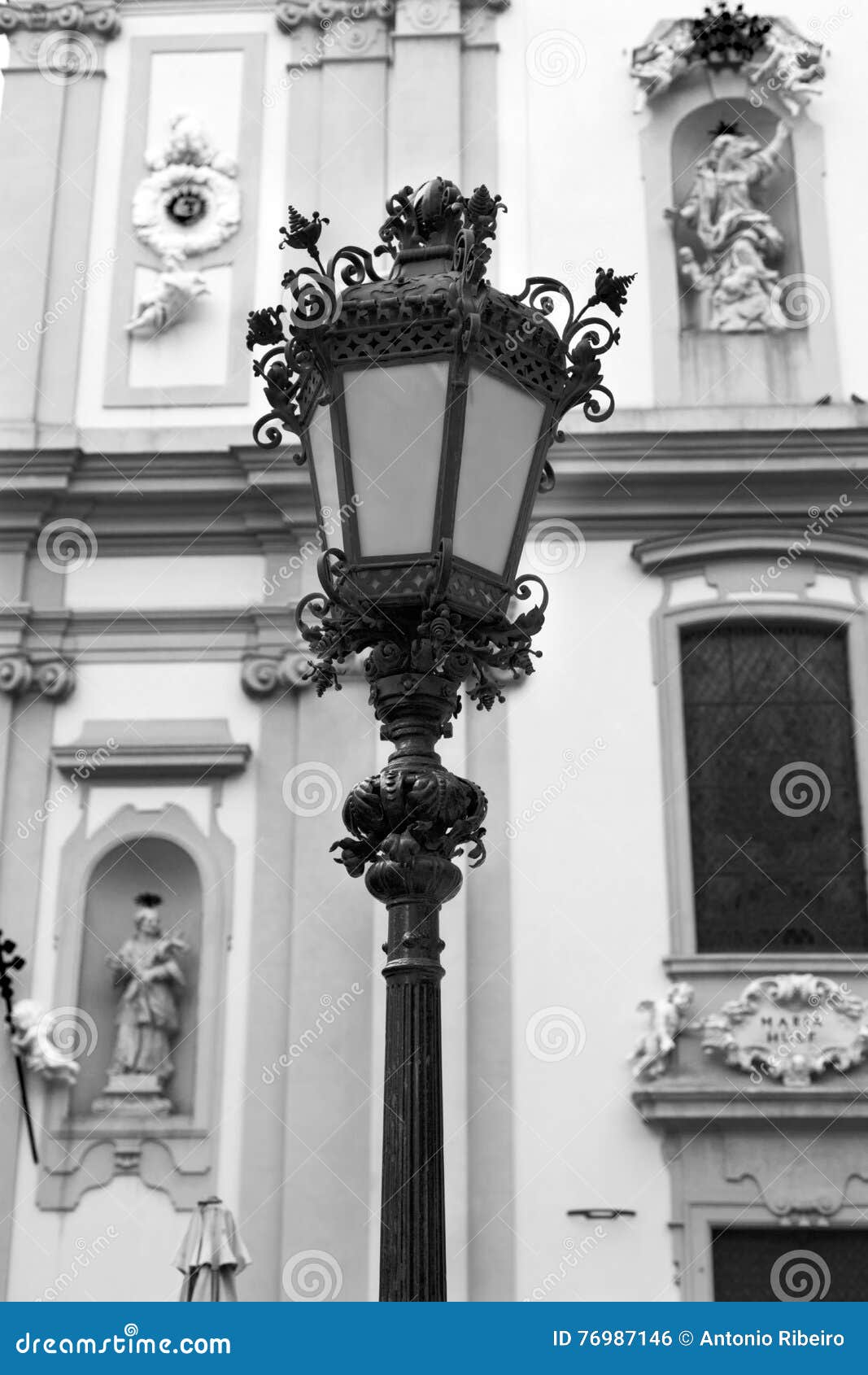 Vienna Street Lamp stock photo. Image of austria, architecture - 76987146