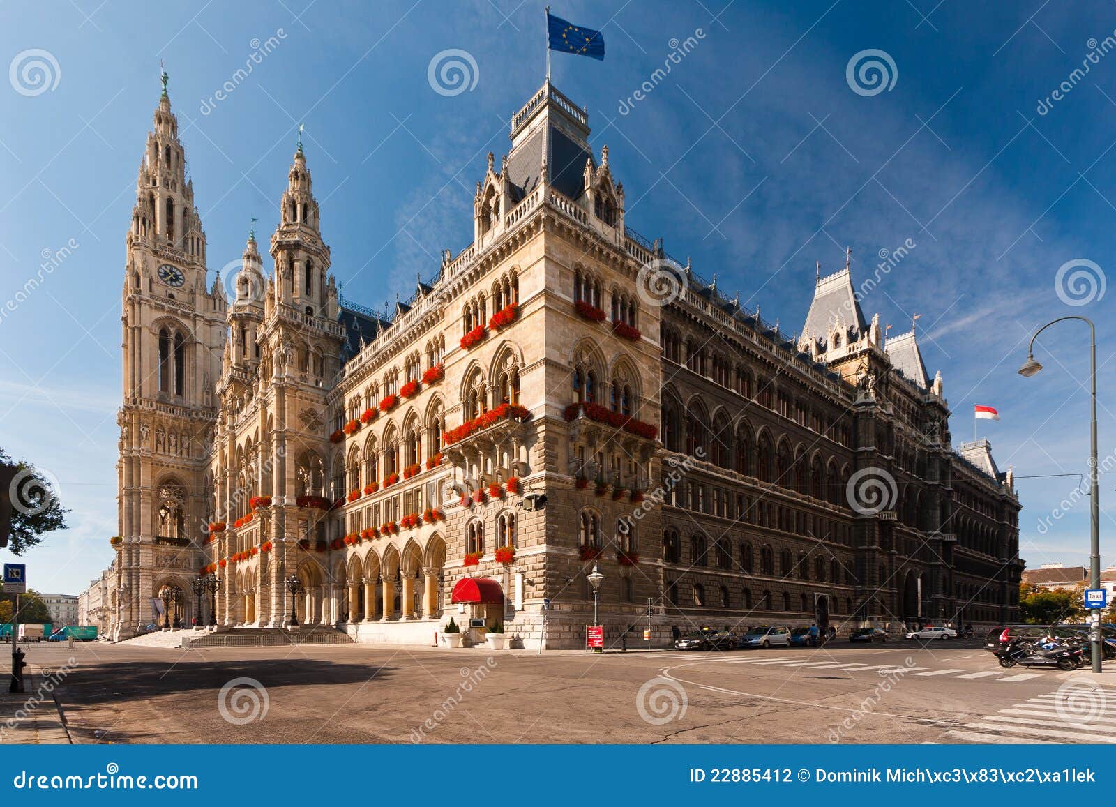 Vienna town hall stock photo. Image of architecture, austria - 22885412