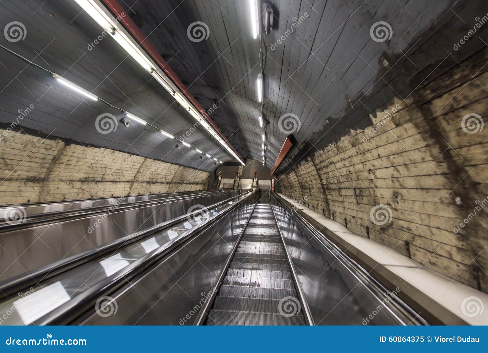 Vienna Underground Escalators Stock Image - Image of tube, wien: 60064375