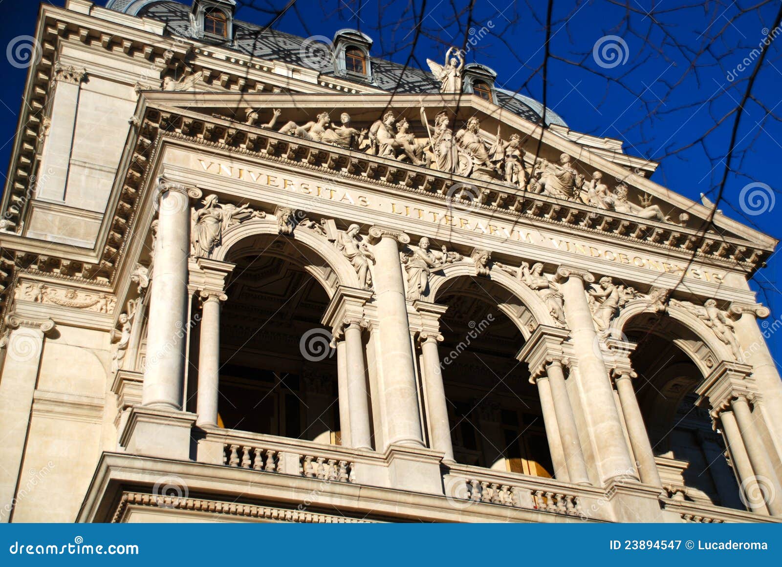 Vienna University stock image. Image of sightseeing, heritage - 23894547