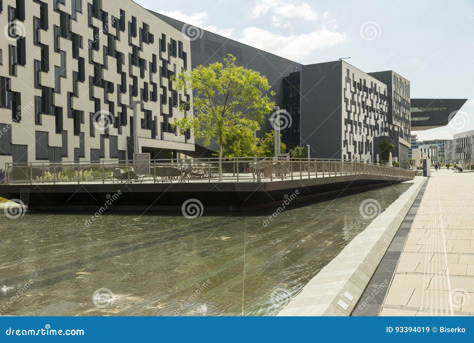 Vienna University campus editorial stock image. Image of architecture ...