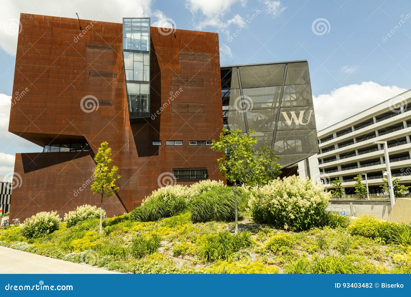 Vienna University campus editorial photography. Image of intellectual ...