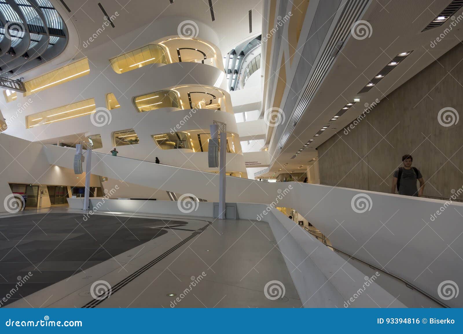 Vienna University Campus - Library Interior Editorial Photo - Image of ...