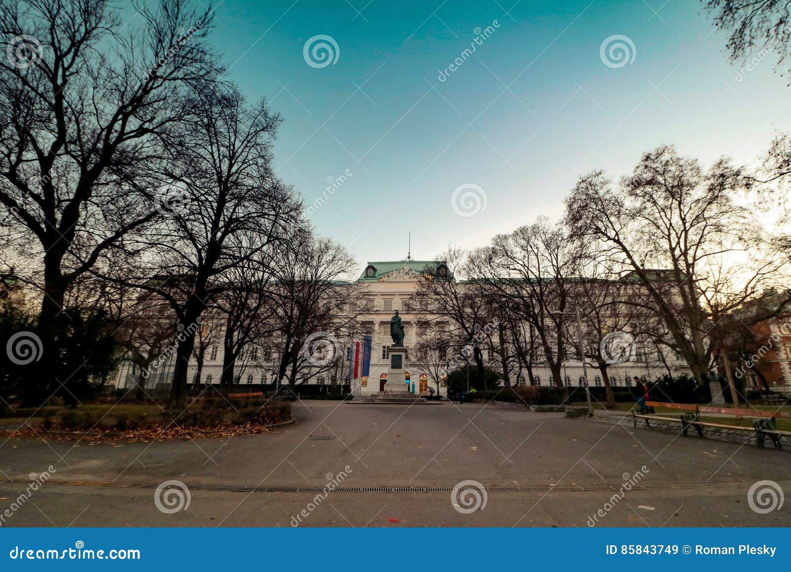 Vienna University of Technology Stock Image - Image of plesky, austria ...