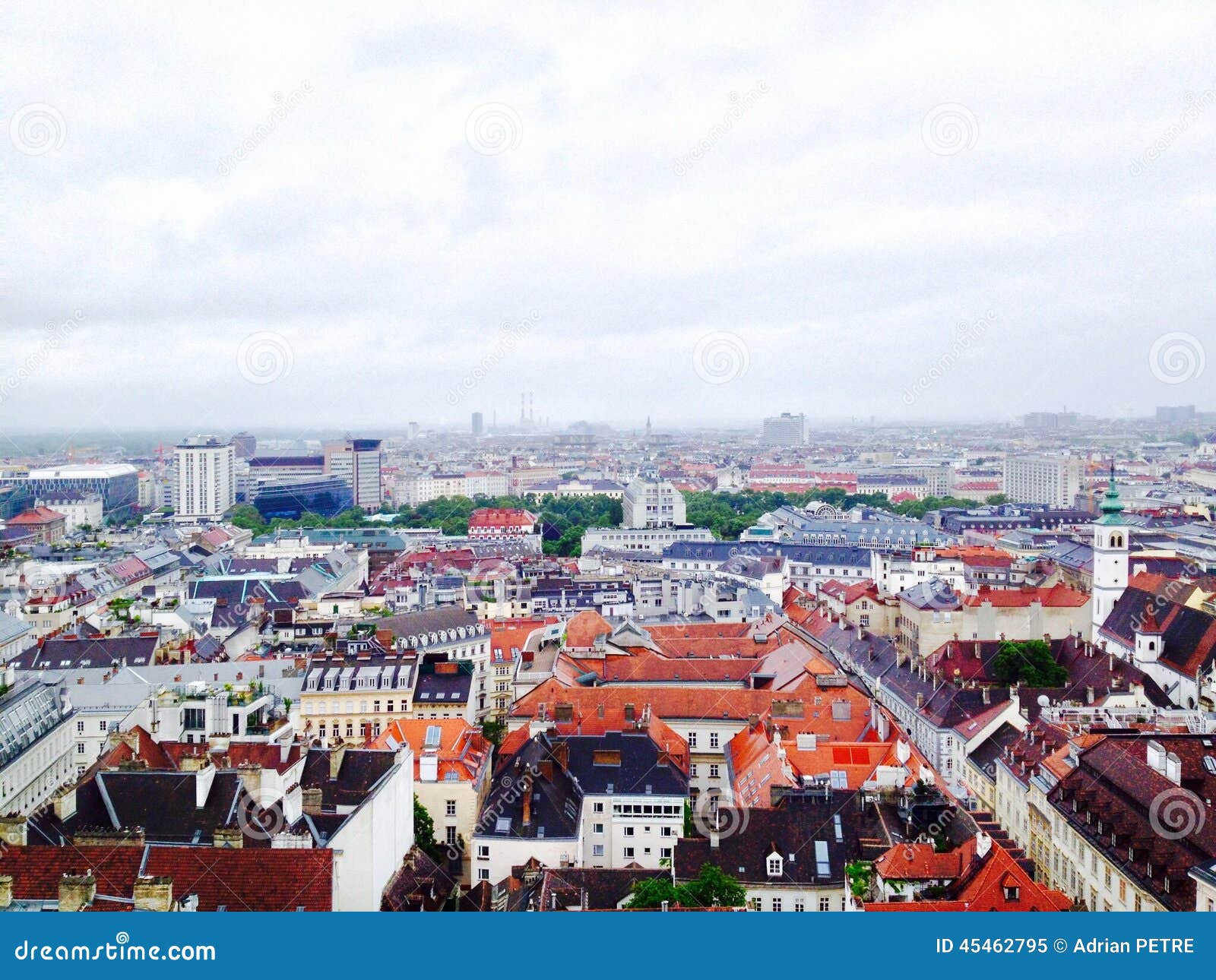 Vienna view stock image. Image of beautiful, austria - 45462795