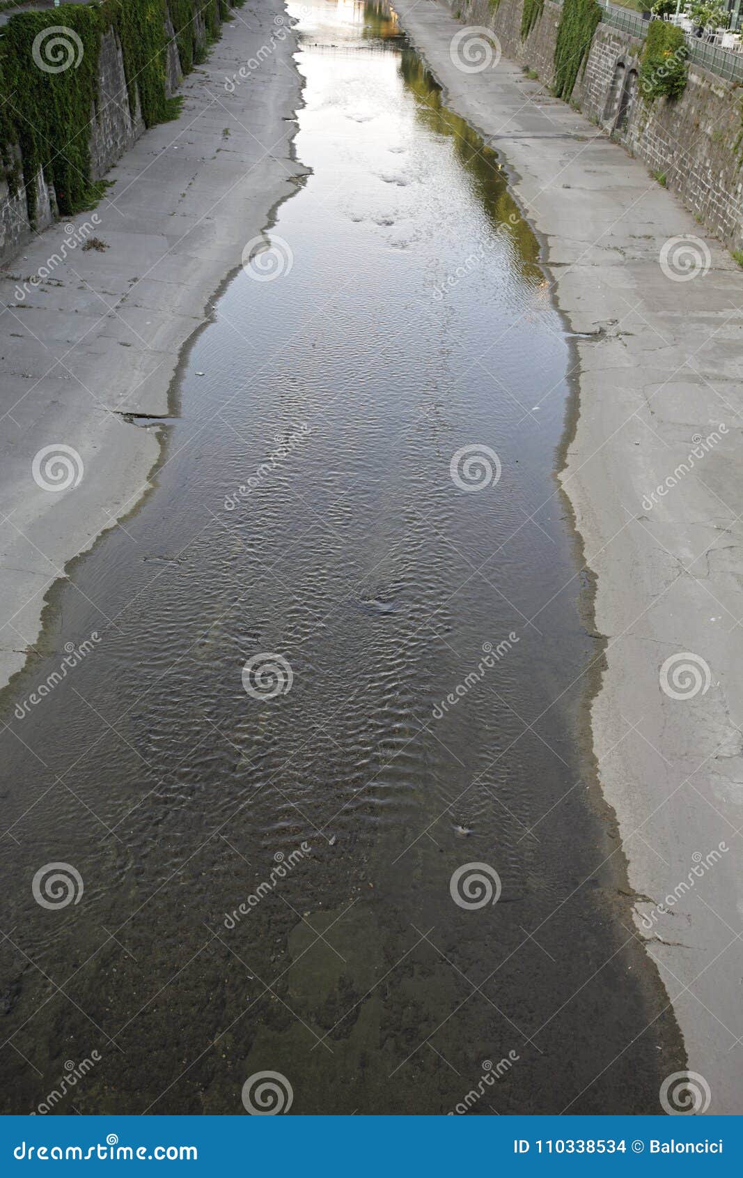 Vienna Wien River stock photo. Image of path, stream - 110338534