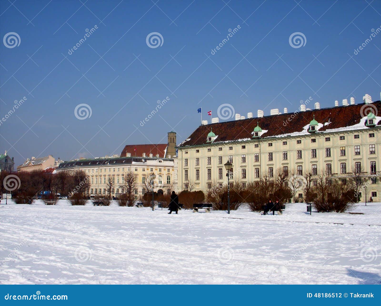 Vienna in winter stock photo. Image of nature, vienna - 48186512