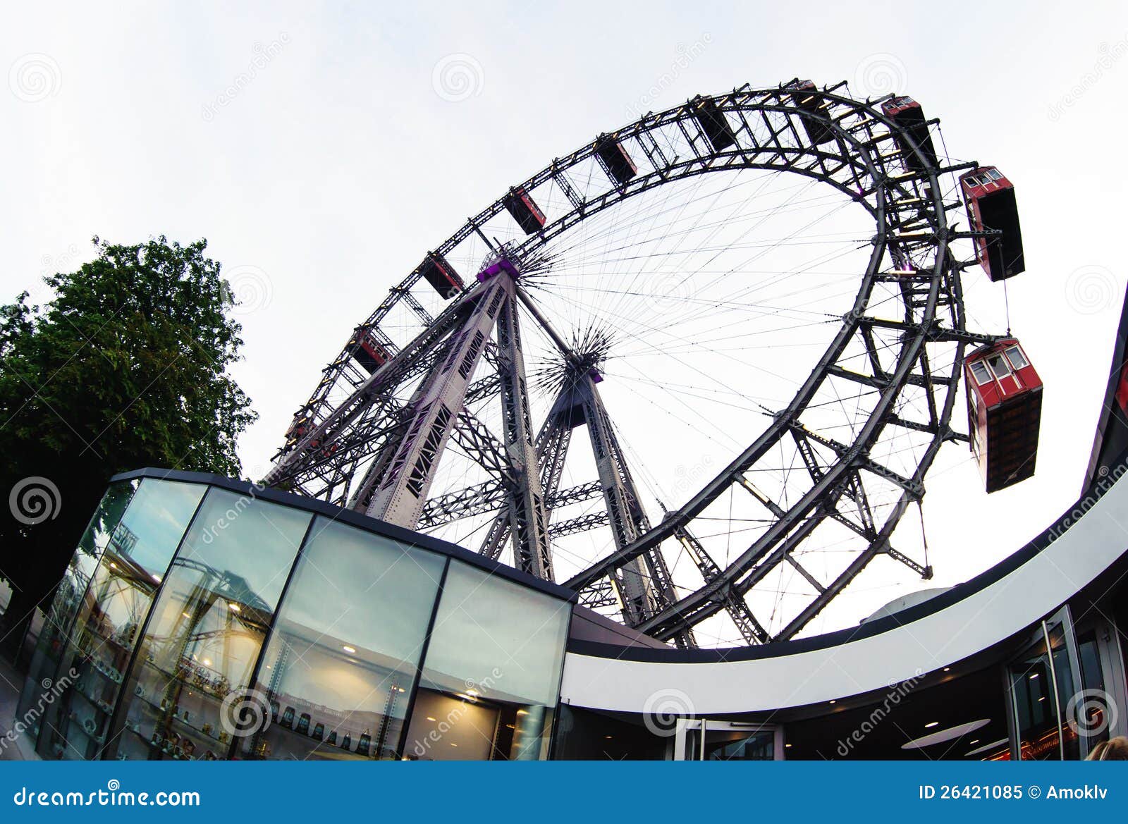 Viennese Giant Ferris Wheel Stock Image - Image of national, exciting ...