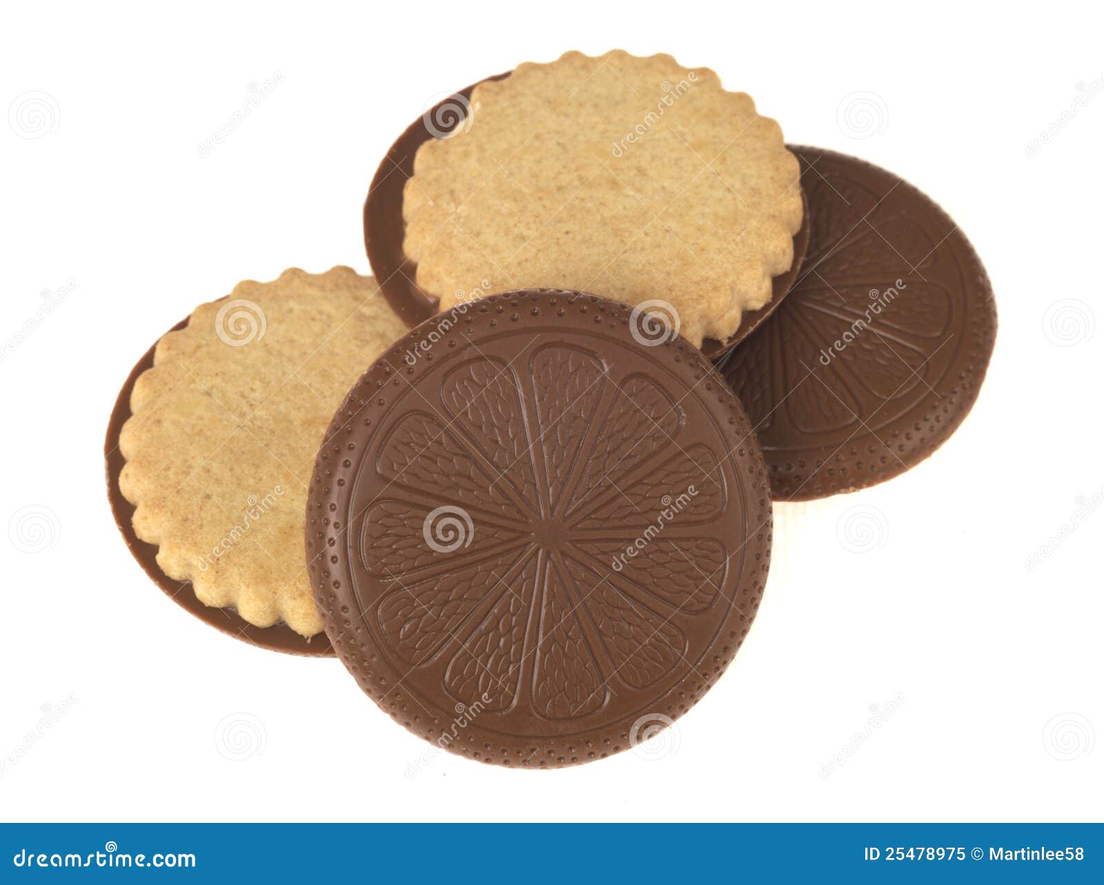 Viennese Jaffa Cake Biscuits Stock Image - Image of jaffa, topped: 25478975