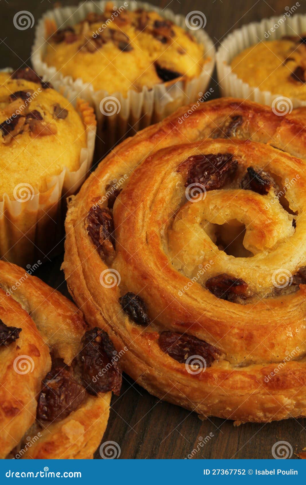 Viennese pastry stock photo. Image of pastry, raisins - 27367752