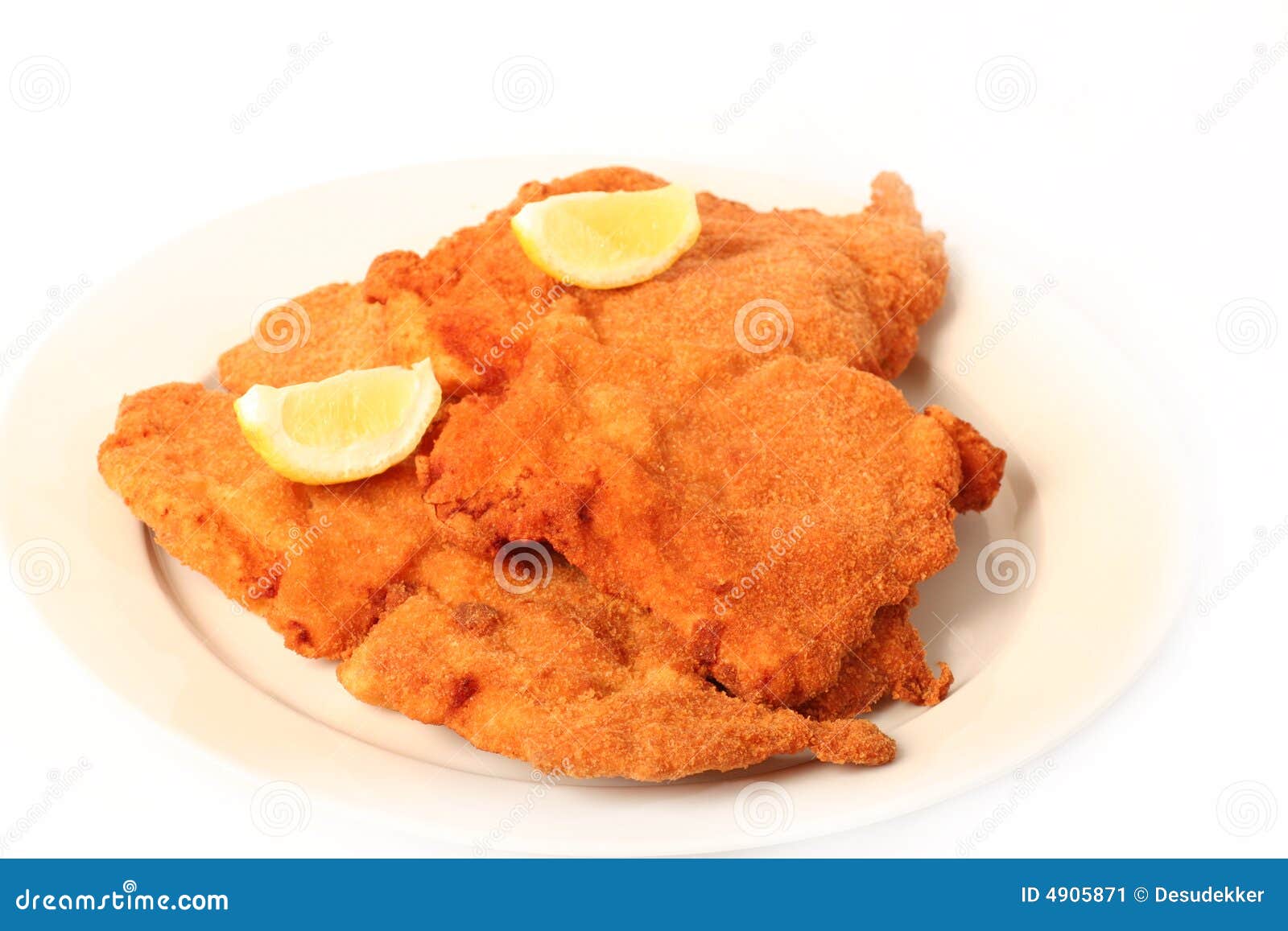 Viennese Schnitzel stock image. Image of schnitzel, meat - 4905871