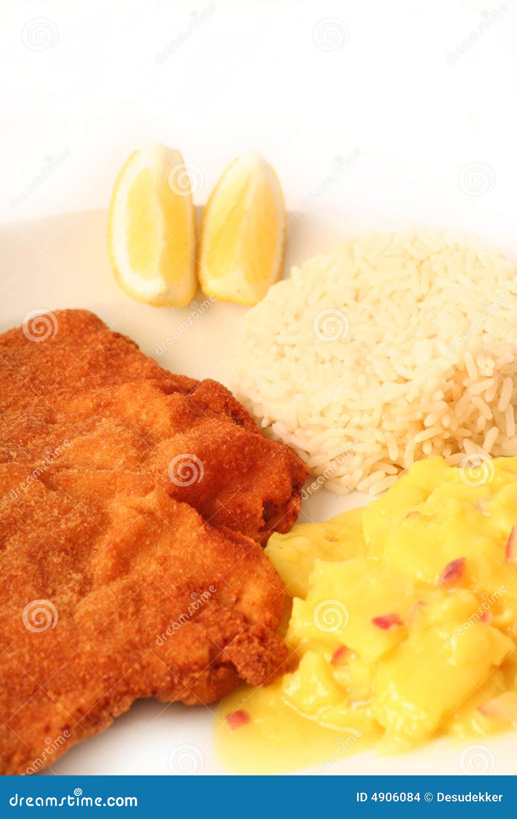 Viennese Schnitzel stock photo. Image of salad, baked - 4906084
