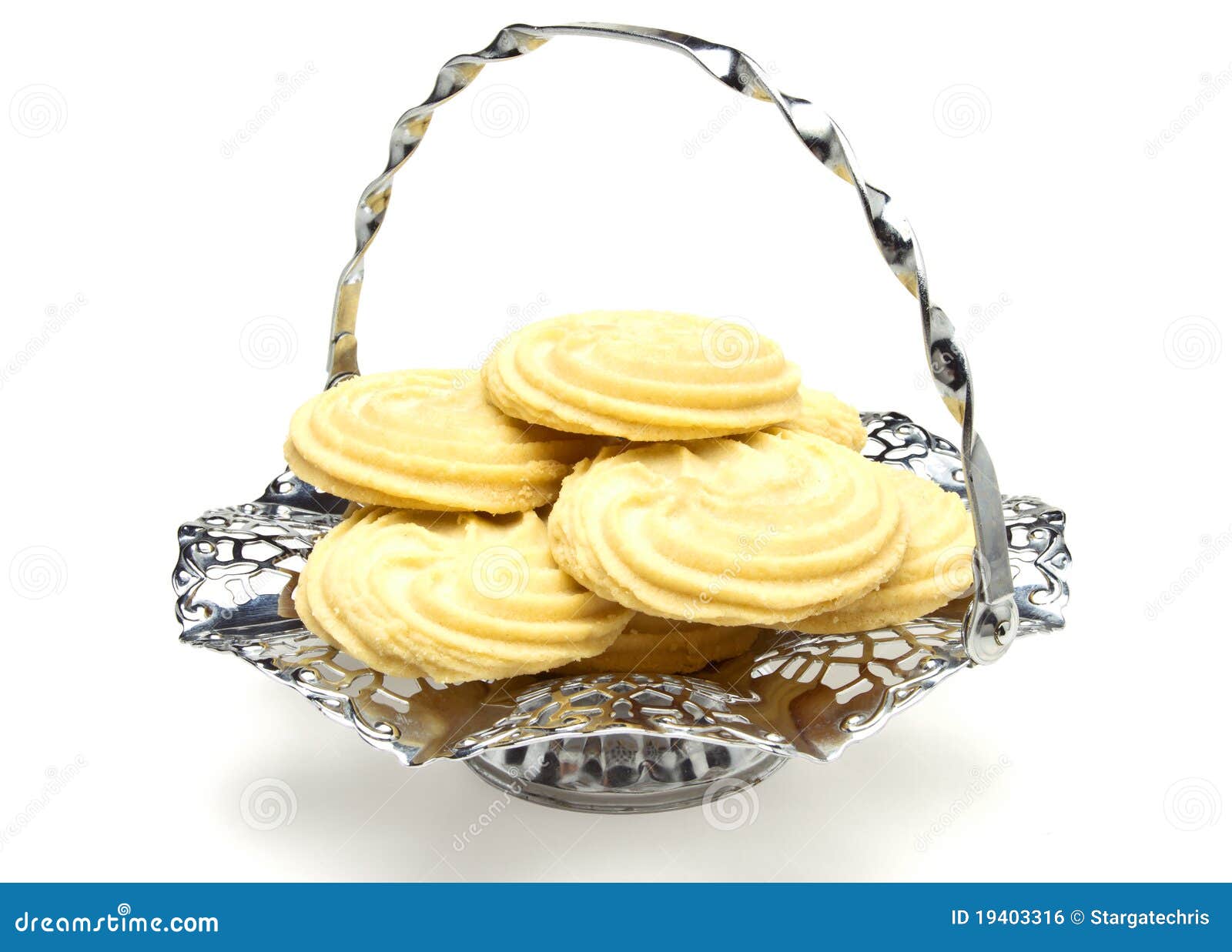 Viennese Swirl Biscuits Platter Stock Photo - Image of cookie, cookies ...