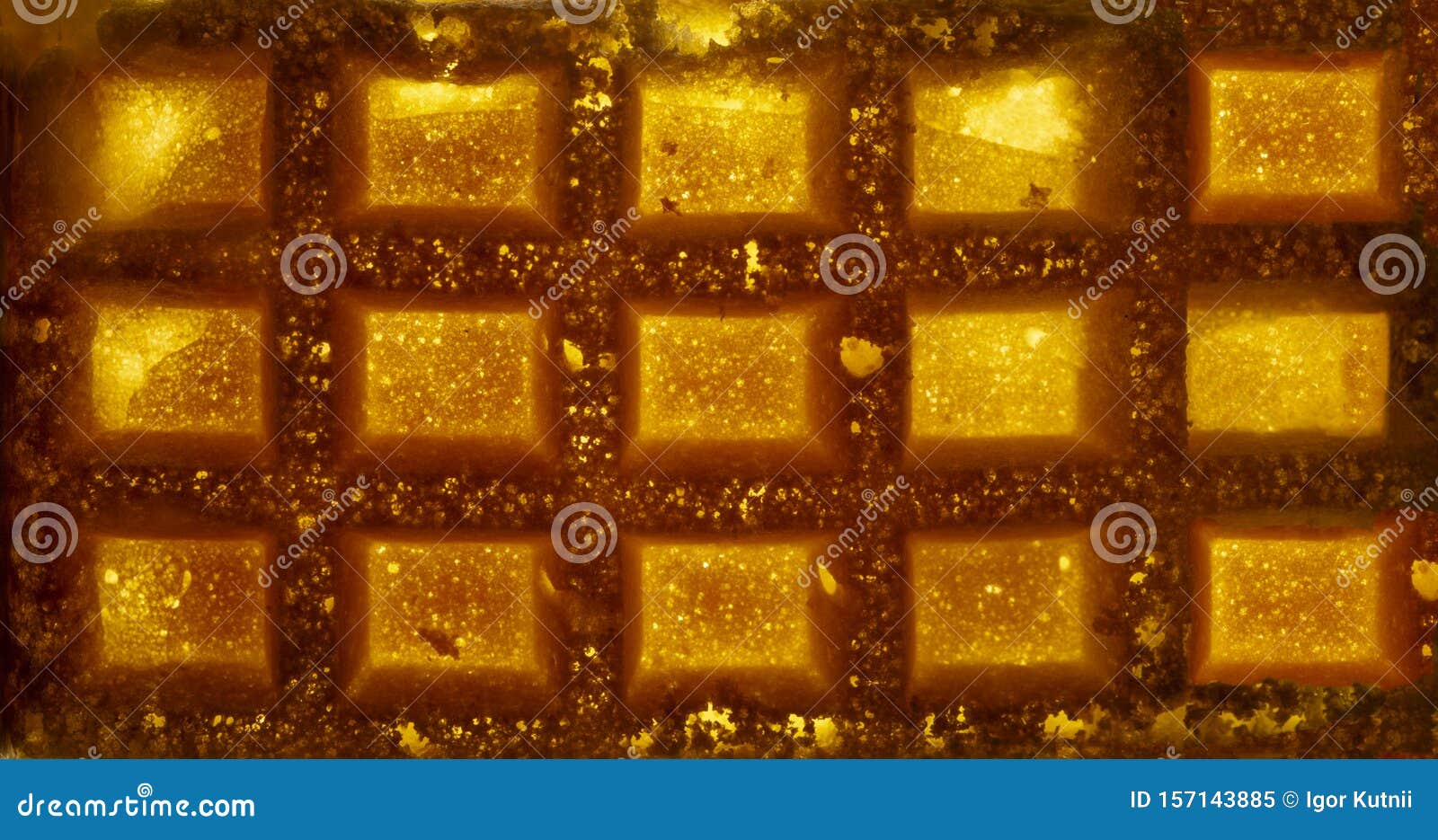 Viennese Waffles from the Famous Waffle Workshop. Stock Image - Image ...