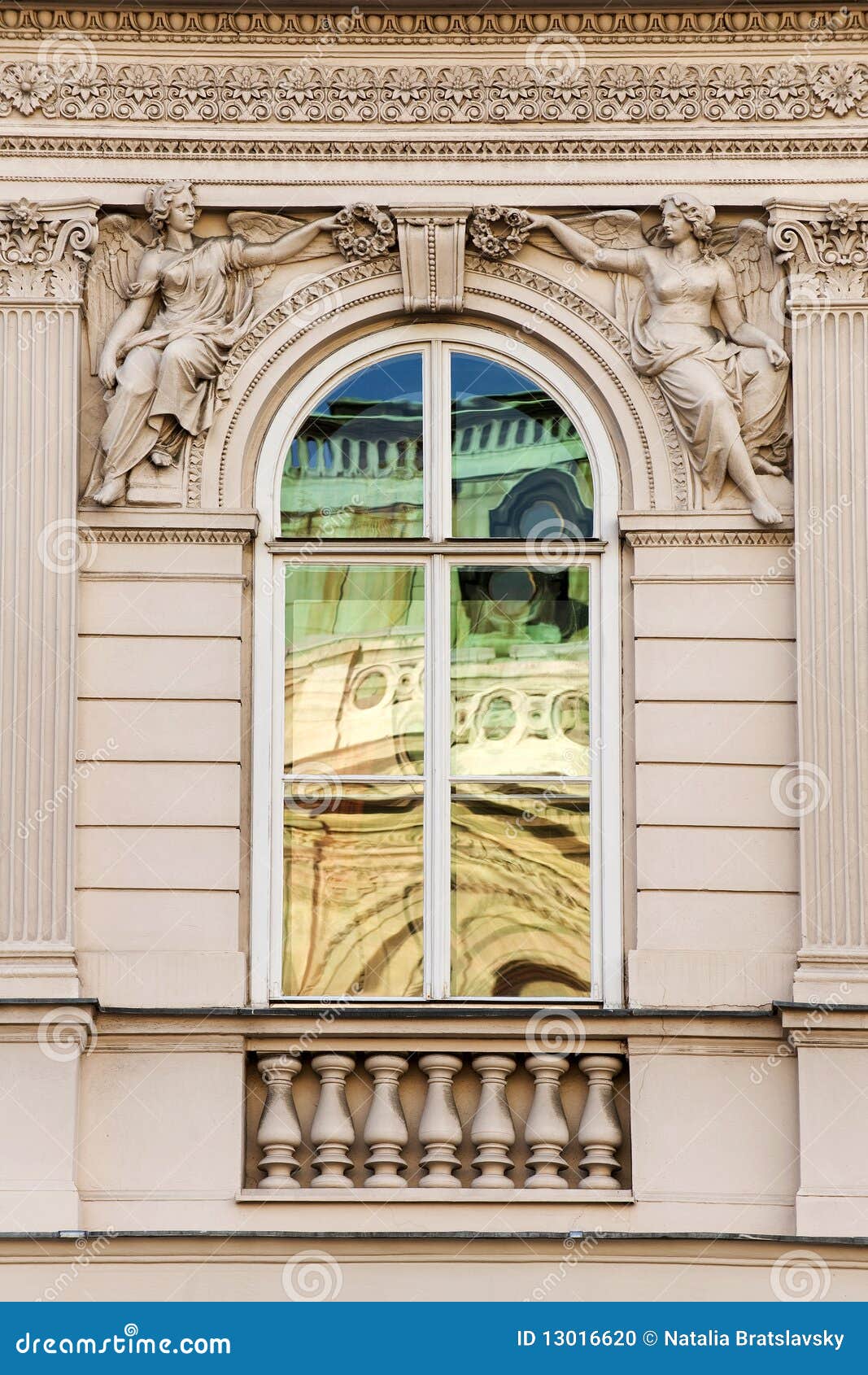 Viennese window stock photo. Image of moulding, front - 13016620