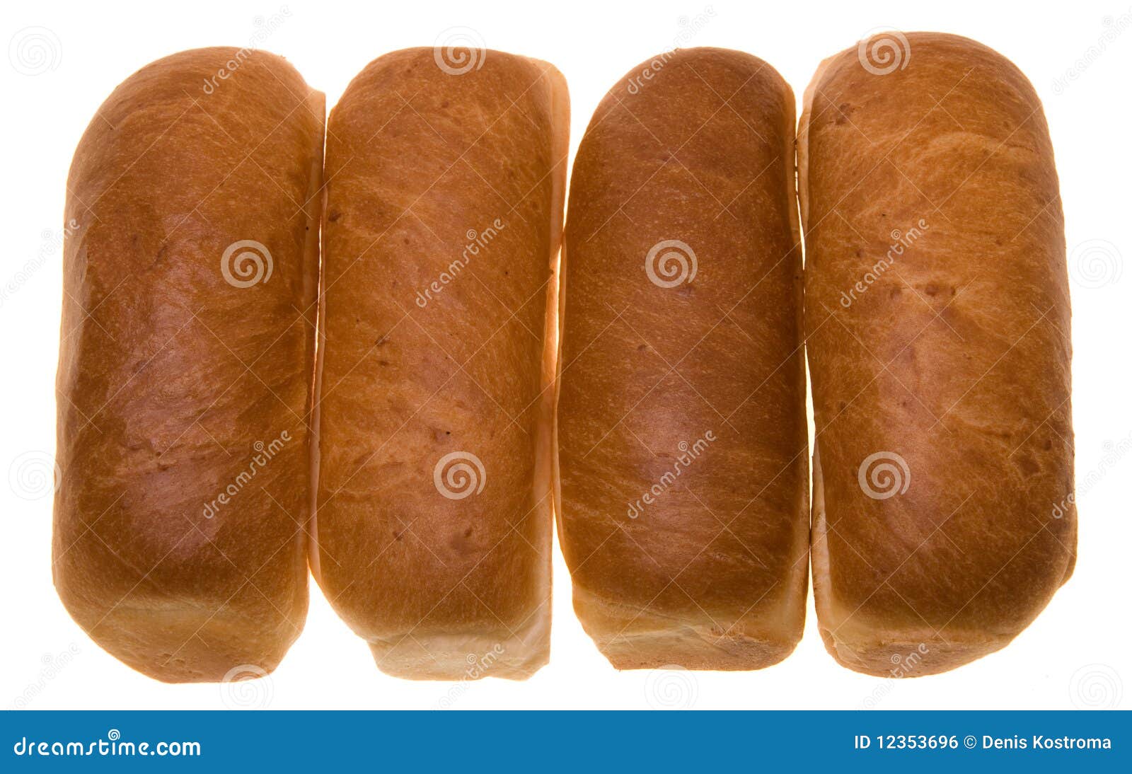 Vier broden stock foto. Image of nagerecht, versheid - 12353696