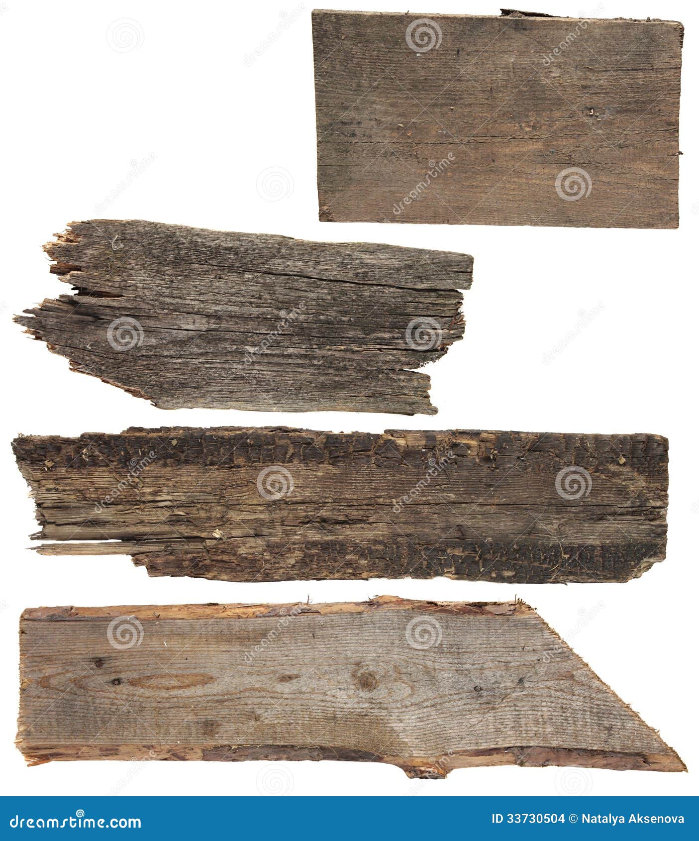 Vier Oude Houten Raad. Houten Plank, Stock Foto - Image of antiquiteit ...