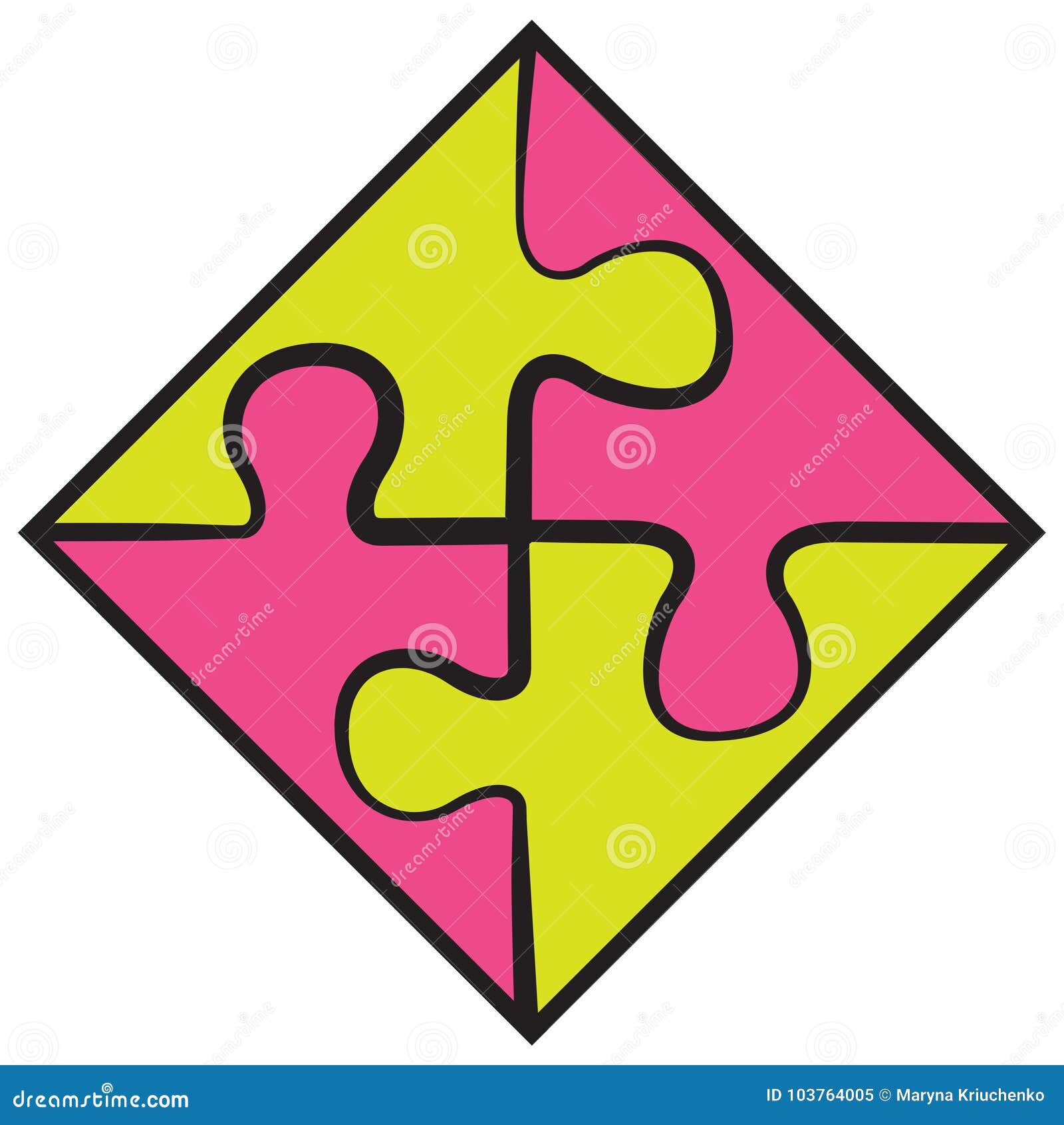 Vier Raadsels Vector Symbool Vector Illustratie - Illustration of ...