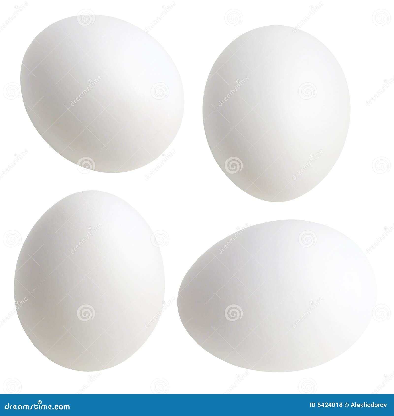 Vier Witte Eieren stock foto. Image of naughty, patroon - 5424018
